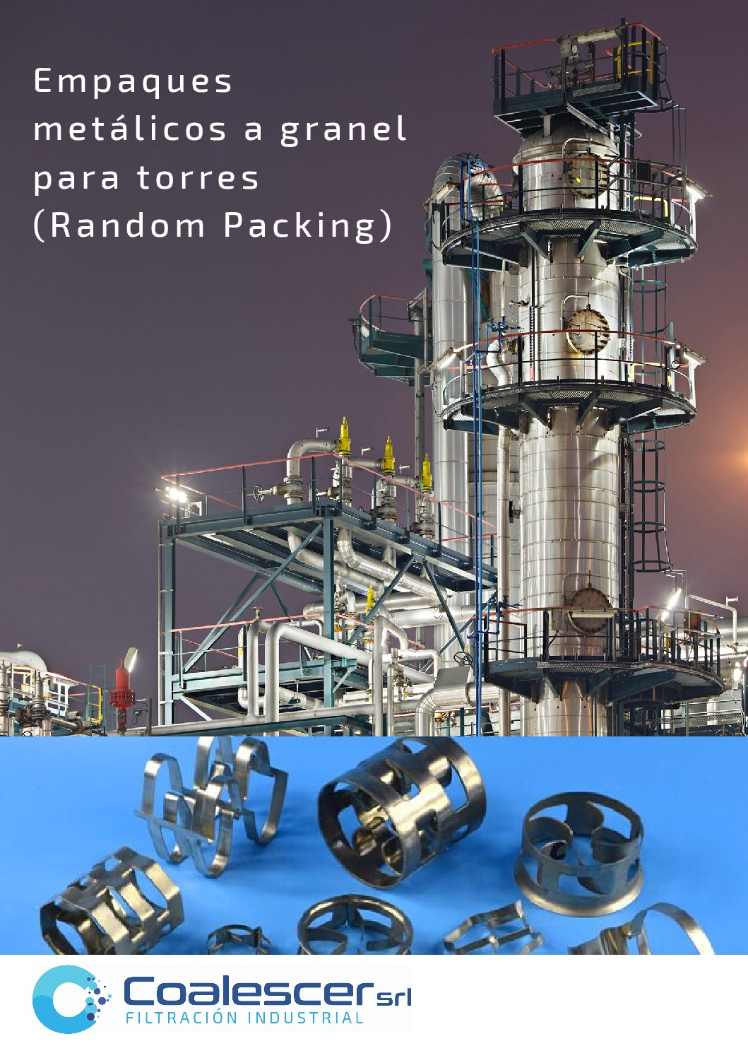 Random Packing (Empaques para torres) - Coalescer SRL